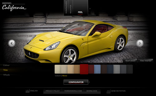 Color-Up Your Own Ferrari California – Automotive Art by Greg